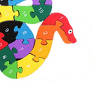 Baby Alphabet Number Snake Jigsaw Puzzle — eBabyZoom