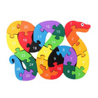 Baby Alphabet Number Snake Jigsaw Puzzle — eBabyZoom