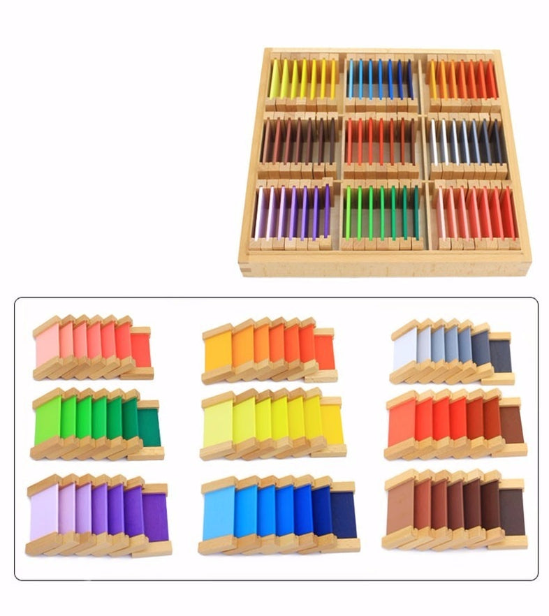 Montessori wood sensory Color box — eBabyZoom